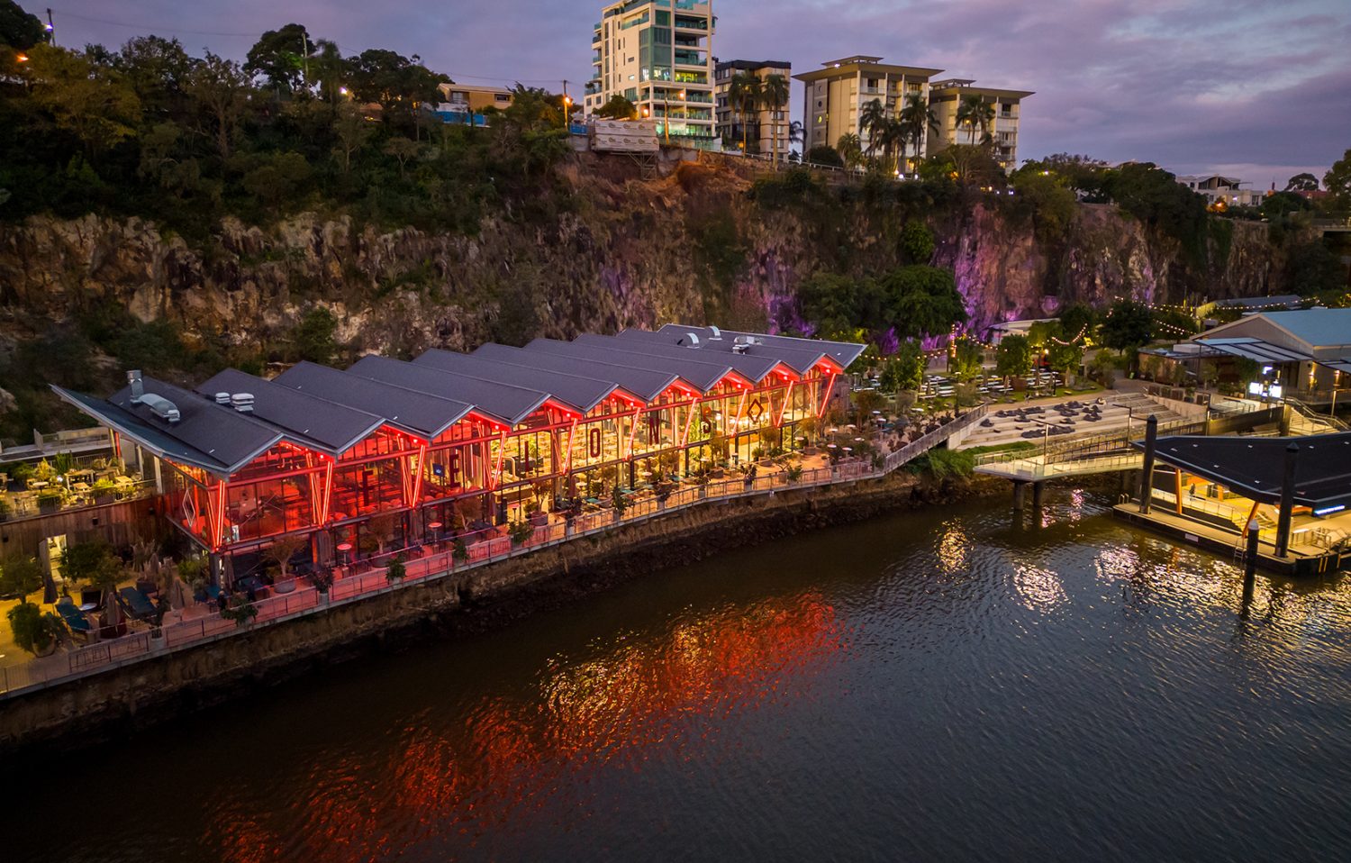 Felons Barrel Hall Brew Deck — Howard Smith Wharves