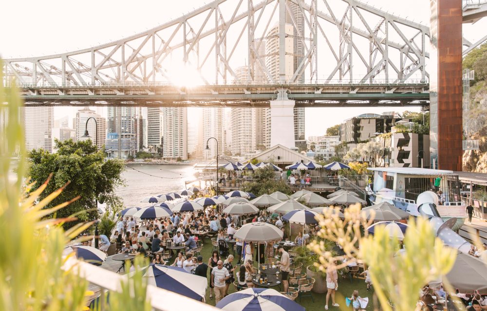 Felons Barrel Hall Brew Deck — Howard Smith Wharves